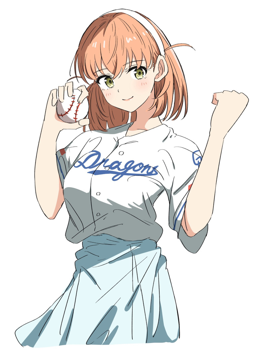Safebooru - 1girl ball baseball (object) baseball uniform bien (djpwjd1 ...