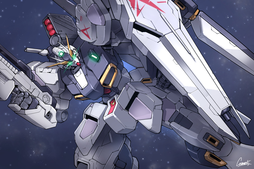 Safebooru - absurdres artist name beam rifle char's counterattack ...