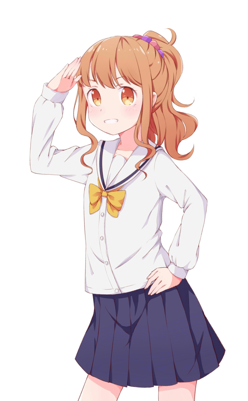 Safebooru - 1girl aka aka bow brown eyes brown hair eromanga sensei ...
