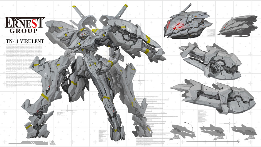 Safebooru - character name character sheet concept art highres machine ...