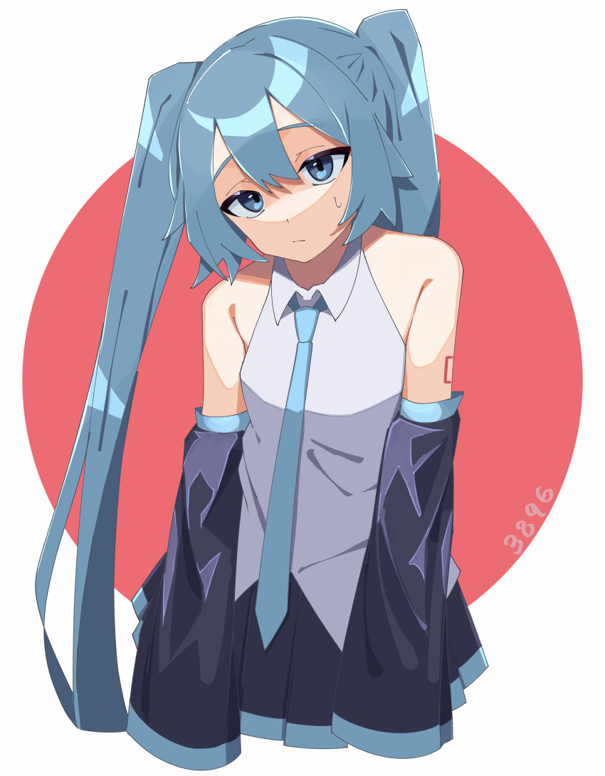 Safebooru - 1girl absurdres bangs blue eyes blue hair collared shirt ...