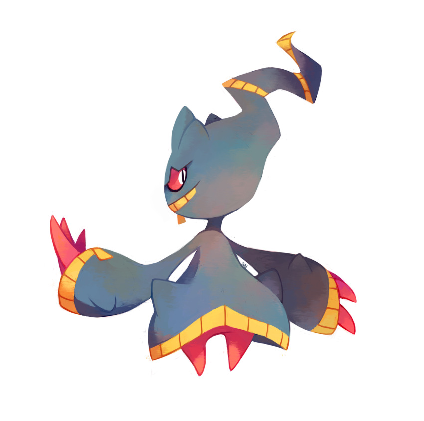 Safebooru - banette claws from behind full body ghost hat highres ...