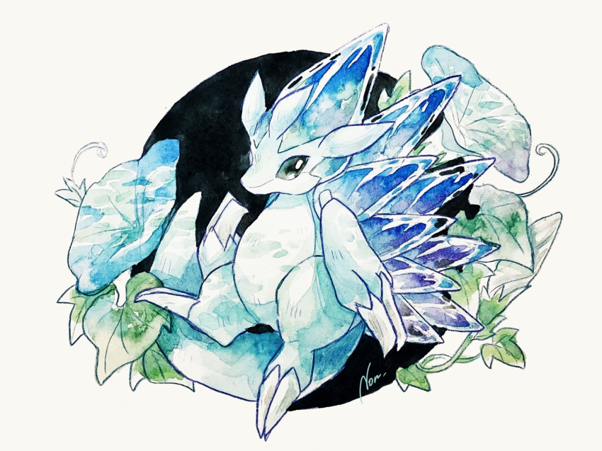 Safebooru - alolan sandslash black eyes blue flower bright pupils claws ...