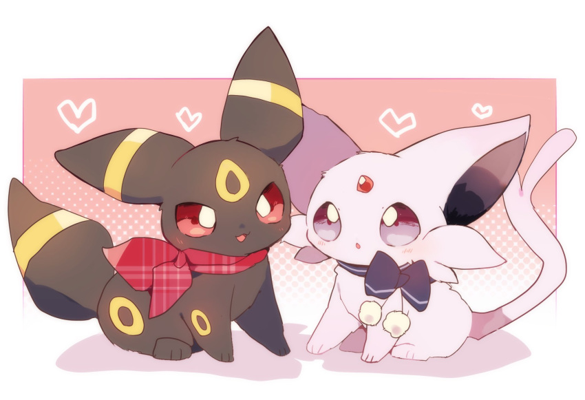 Safebooru - :3 :o blush commentary request espeon heart highres no ...