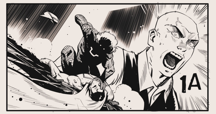 Safebooru - anger vein angry cape highres kriswantowhy lex luthor ...