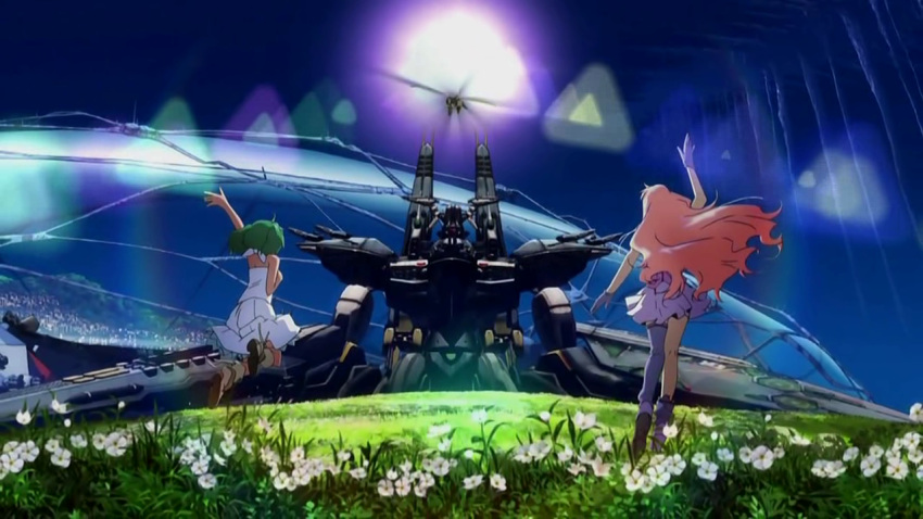 Safebooru - ex-gear flower flying good end macross macross frontier ...