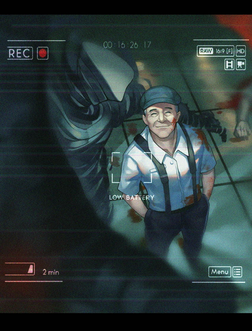 Safebooru - 1boy absurdres ajin (sakurai gamon) black hat blood blood ...