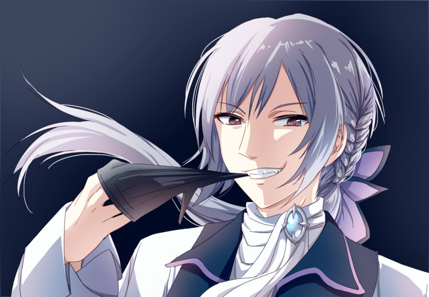 Safebooru - 1boy bow butler fangs fire emblem gloves gloves removed ...