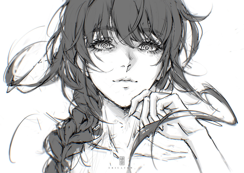 Safebooru - 1girl absurdres braid chainsaw man closed mouth commentary request ericathw ...