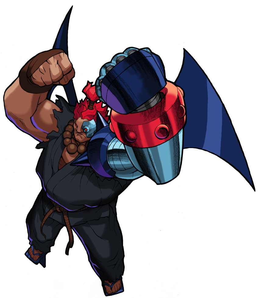 Safebooru - 1990s (style) 1boy absurdres akuma (street fighter) beads ...