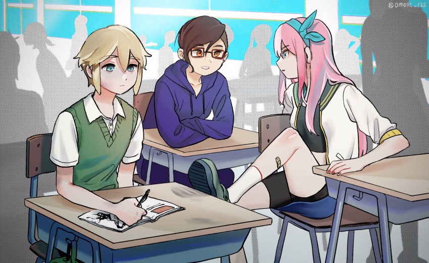 Safebooru - 1boy 2girls 6+others aubrey (faraway) (omori) aubrey (omori ...