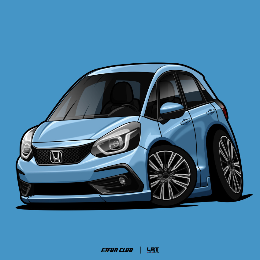 Safebooru - absurdres blue car car chibi choro-q highres honda honda ...