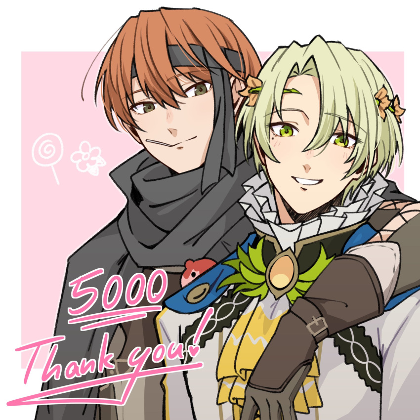 Safebooru - 2boys alfred (fire emblem) blonde hair blue cape candy cape ...