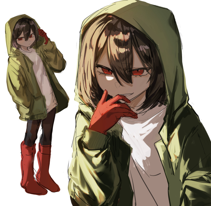 Safebooru - 1other absurdres alternate universe arms up black pants ...