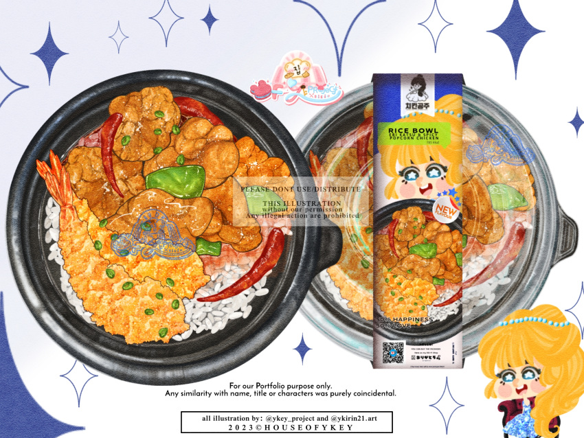 Safebooru - 1girl artist name bento blonde hair blue eyes bowl chibi ...