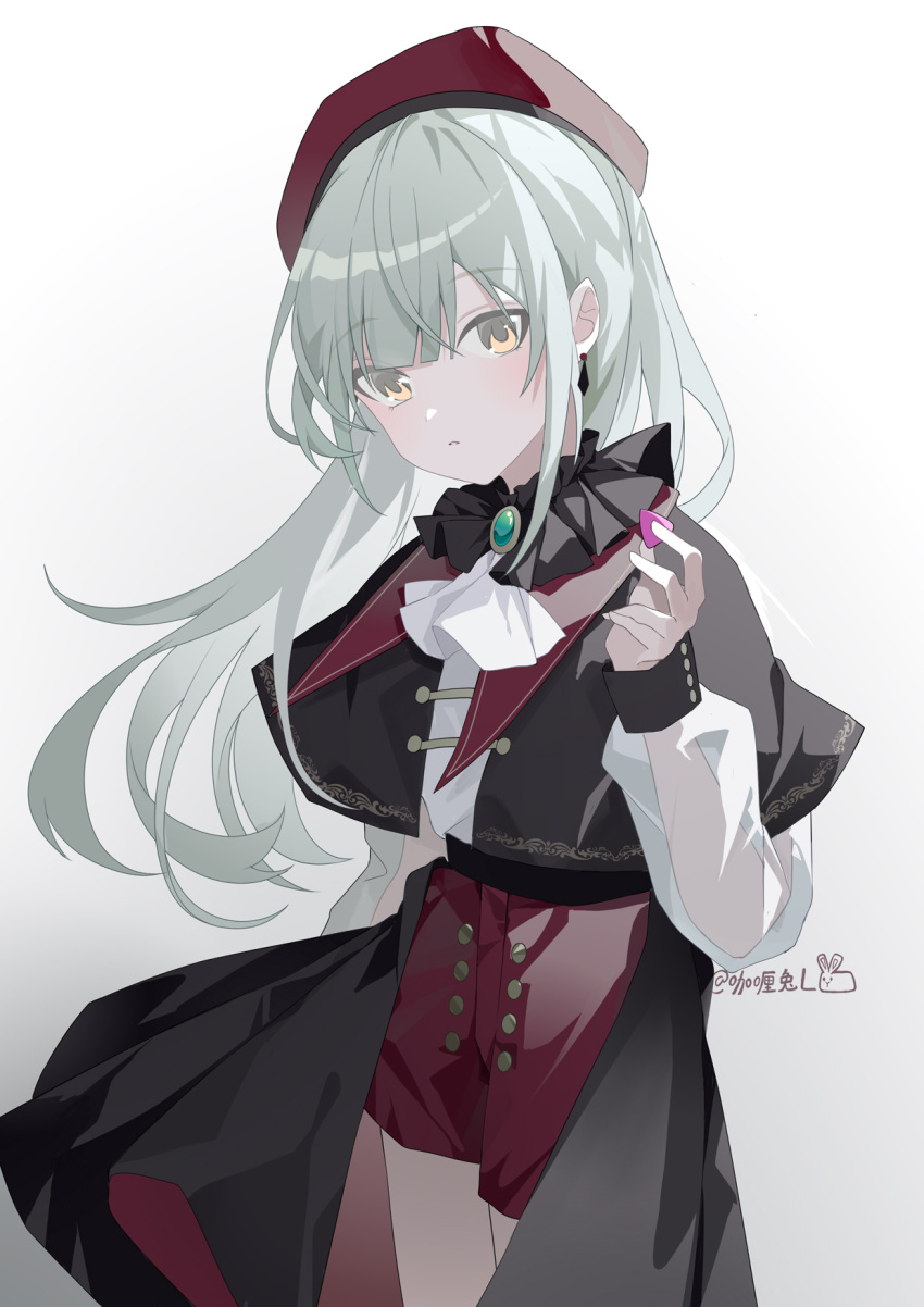 Safebooru - 1girl ascot bang dream! bang dream! it's mygo!!!!! beret black capelet black skirt ...