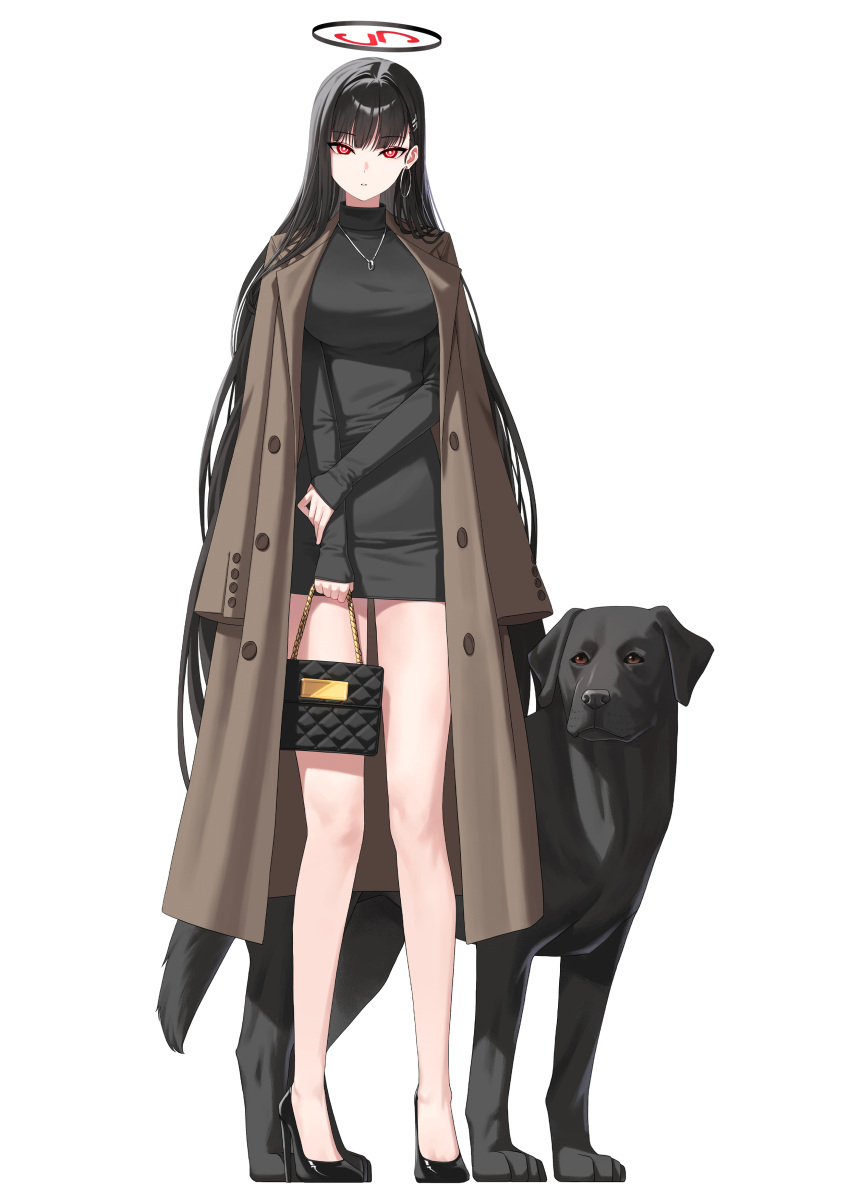 Safebooru - 1girl absurdres akemi homura akemi homura (black dress) alfie (tmdals7645) bag bare ...