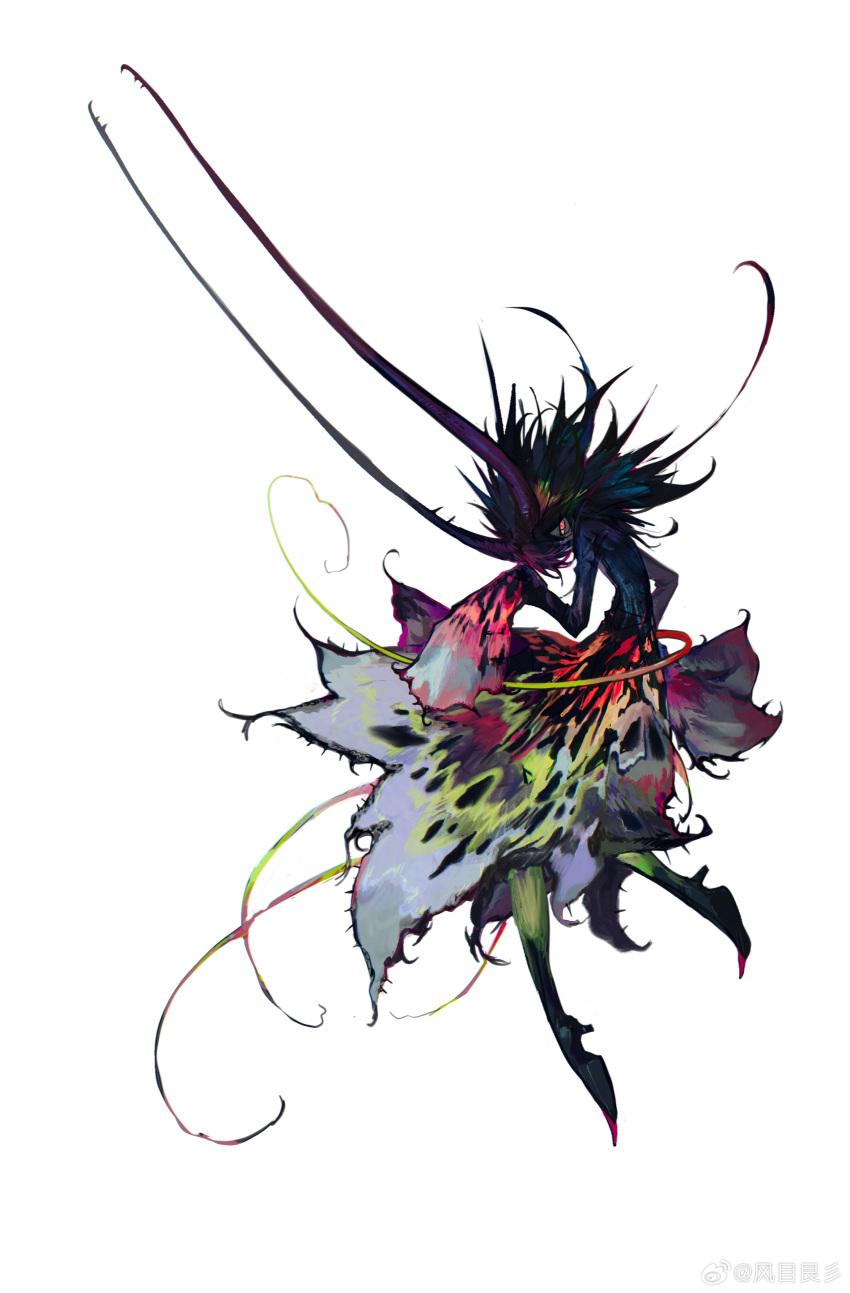 Safebooru Absurdres Antennae Arthropod Limbs Black Hair Black Skin 5280