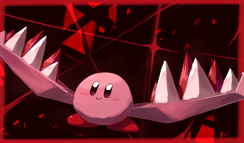 Safebooru - black background blush stickers border closed mouth colored ...