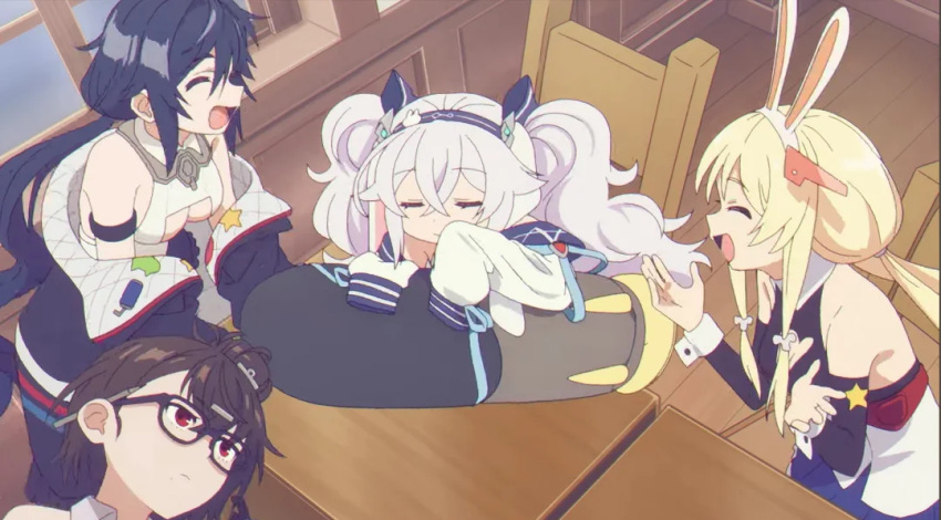 Safebooru - allen m. sumner (azur lane) azur lane benson (azur lane) glasses laffey ii (azur ...