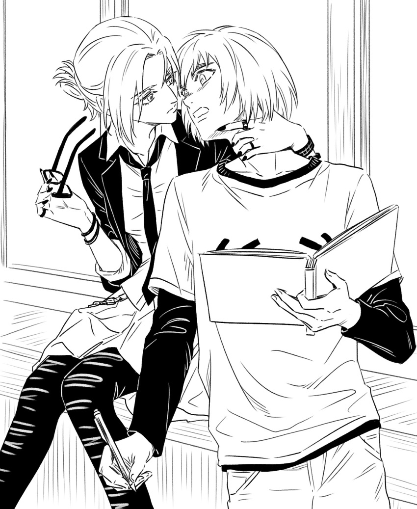 Safebooru - 1boy 1girl alternate costume annie leonhart armin arlert ...