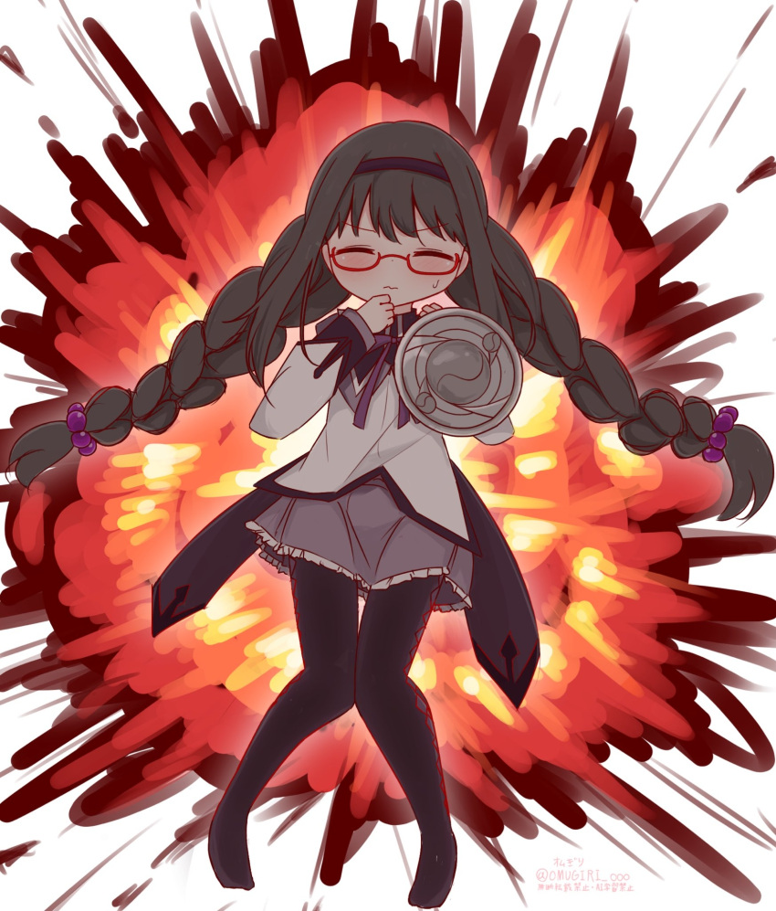 Safebooru - 1girl akemi homura akemi homura (magical girl) alternate hairstyle black hair braid ...