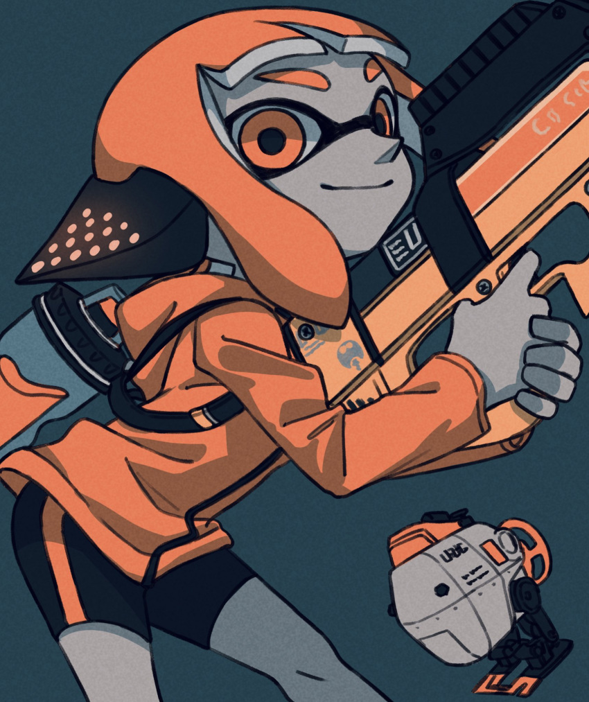 Safebooru - 1girl agent 4 (splatoon) autobomb (splatoon) behind-the ...