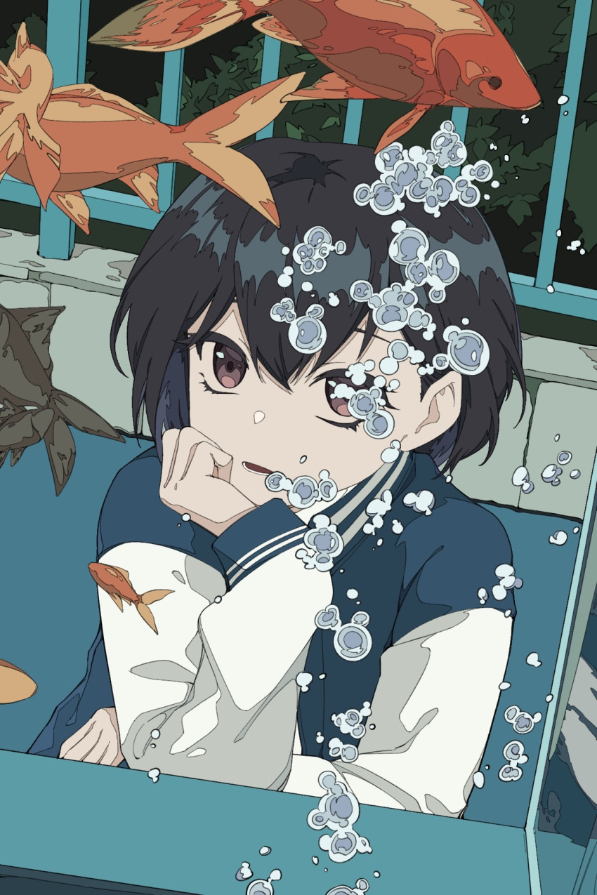 Safebooru - 1girl air bubble aquarium bang dream! bang dream! it's mygo ...