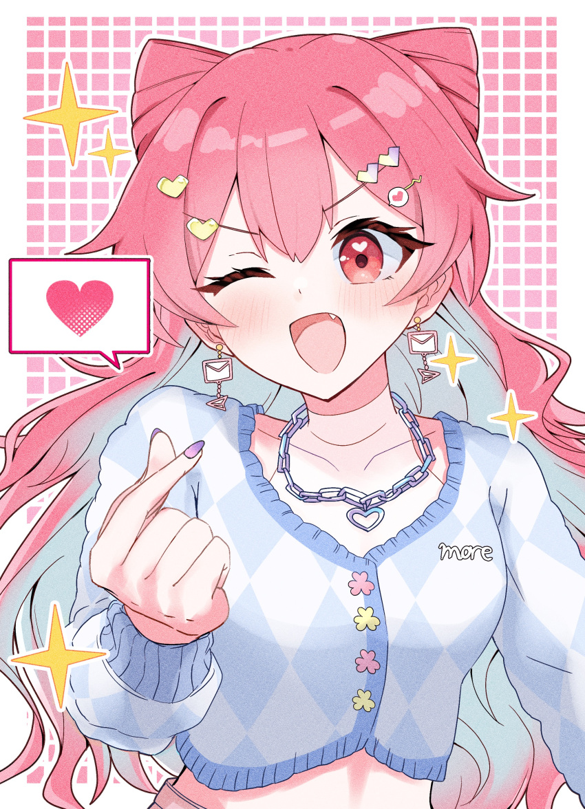 Safebooru - 1girl ;d absurdres blush chase my ideal idol! (project sekai) choker cone hair bun ...