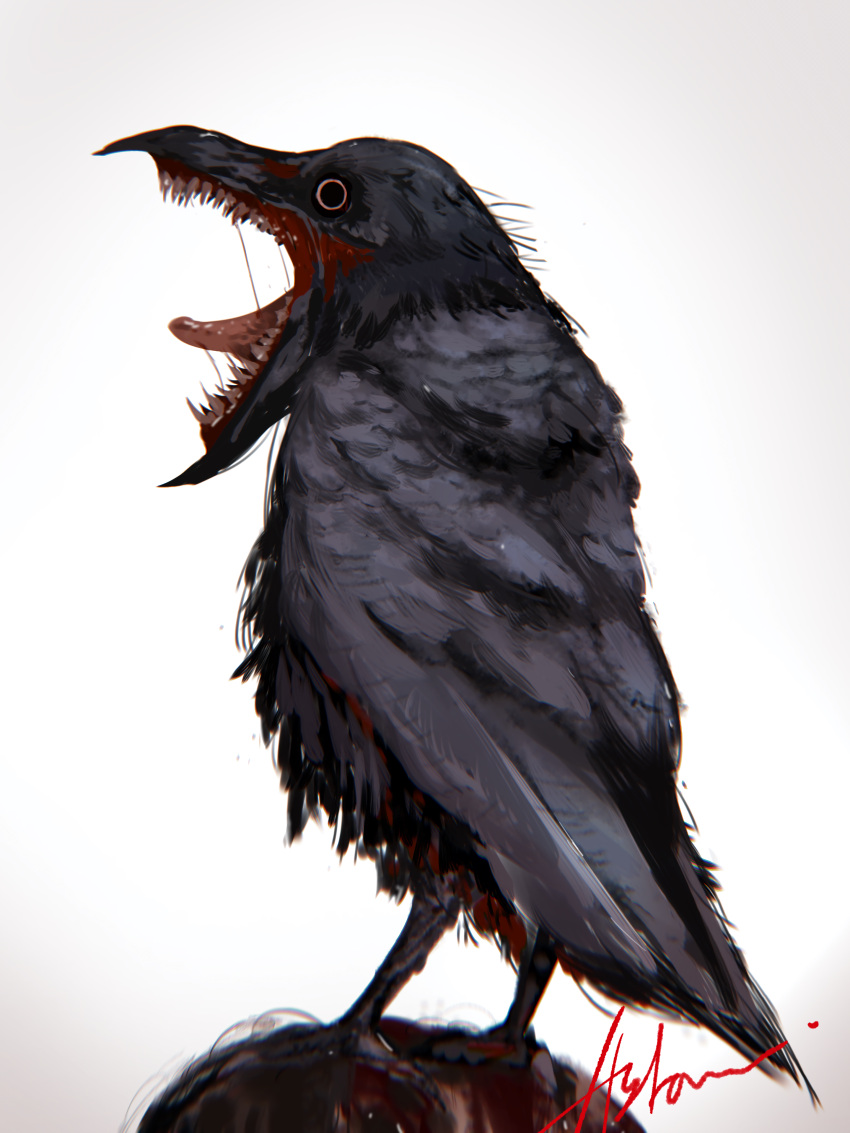 Safebooru - absurdres bird creature crow highres horror (theme ...