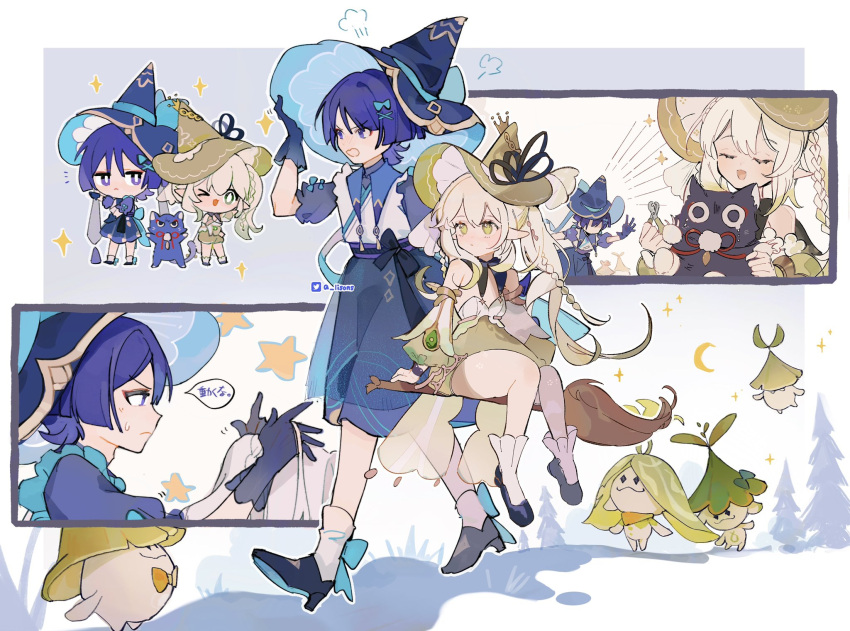 Safebooru - 1boy 1girl aixixixixi alternate costume animalization aranara (genshin impact ...