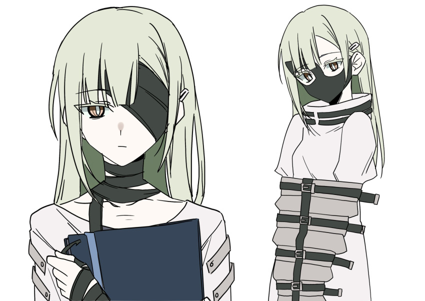 Safebooru - alternate costume bandage over one eye bandaged neck ...
