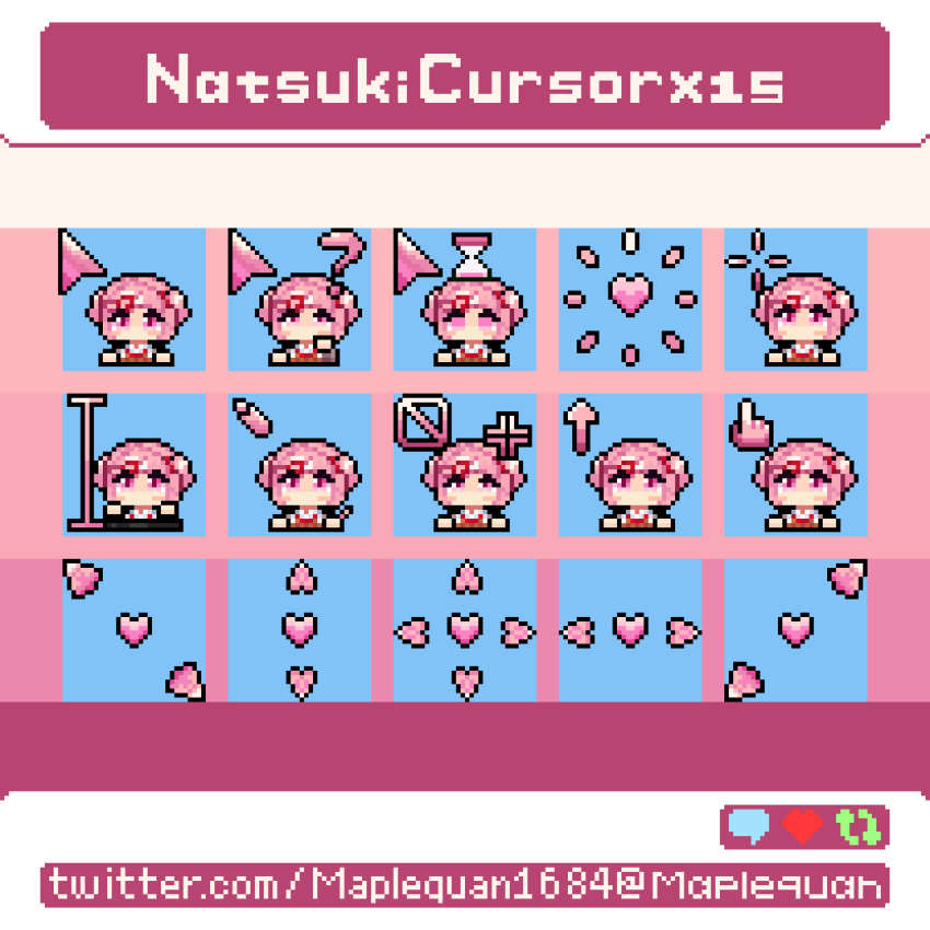 Safebooru - 1girl animated animated gif blinking bouncing bouncing hair buffering cursor cursor ...