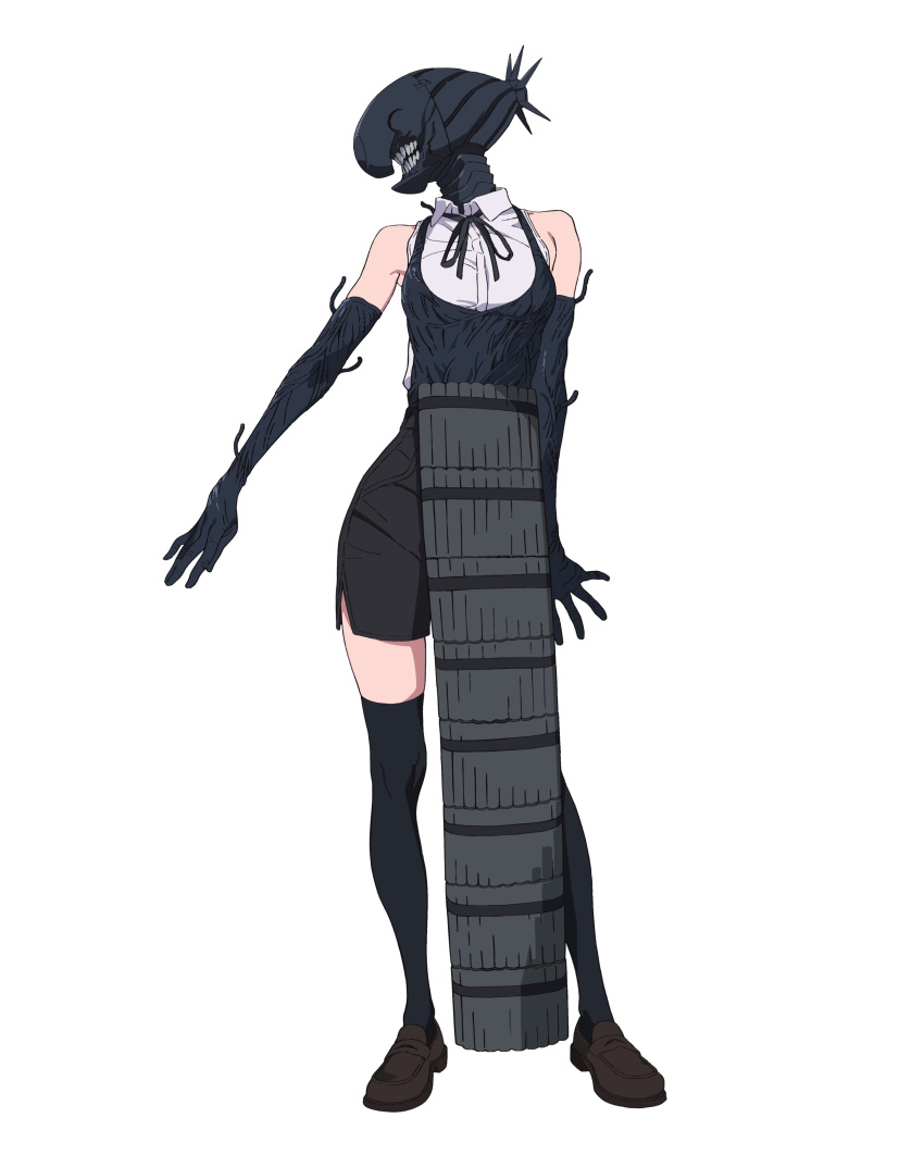 Safebooru - 1girl absurdres apron bad link bomb bomb devil (chainsaw man) breasts chainsaw man ...