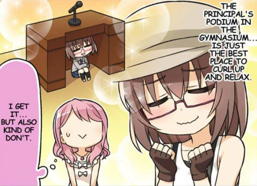 Safebooru - 2girls bang dream! closed eyes desk english text faceless ...