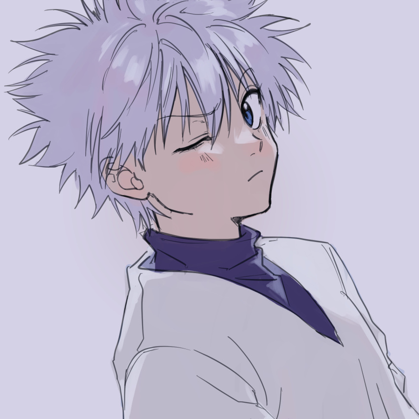Safebooru - 1boy blue eyes blush closed mouth highres hunter x hunter ...