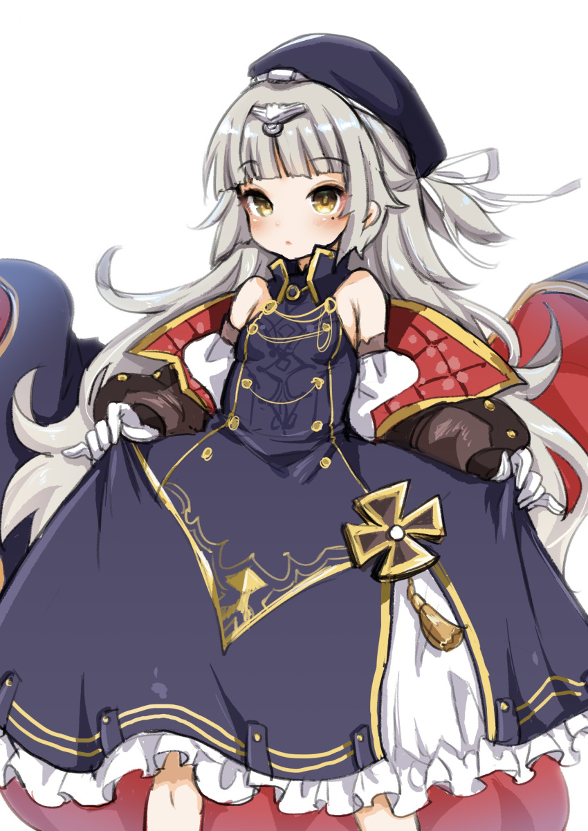 Safebooru - 1girl azur lane bangs bare shoulders beret blunt bangs blush commentary request ...