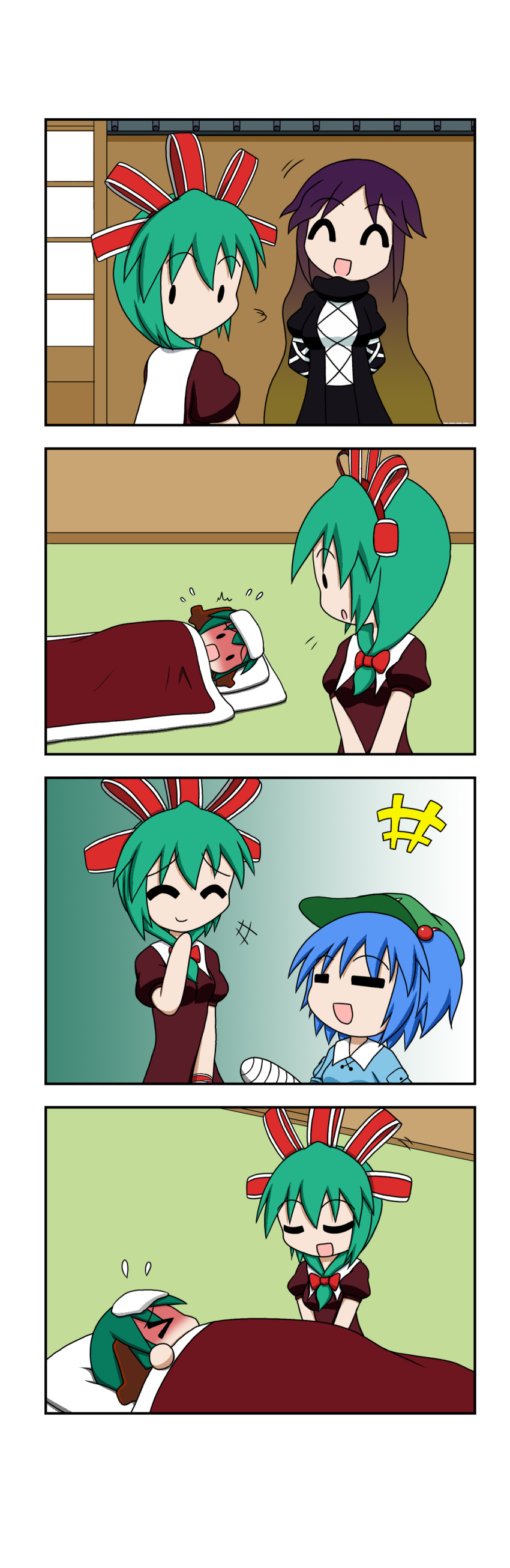 Safebooru - 4koma 5girls absurdres comic highres hijiri byakuren ...