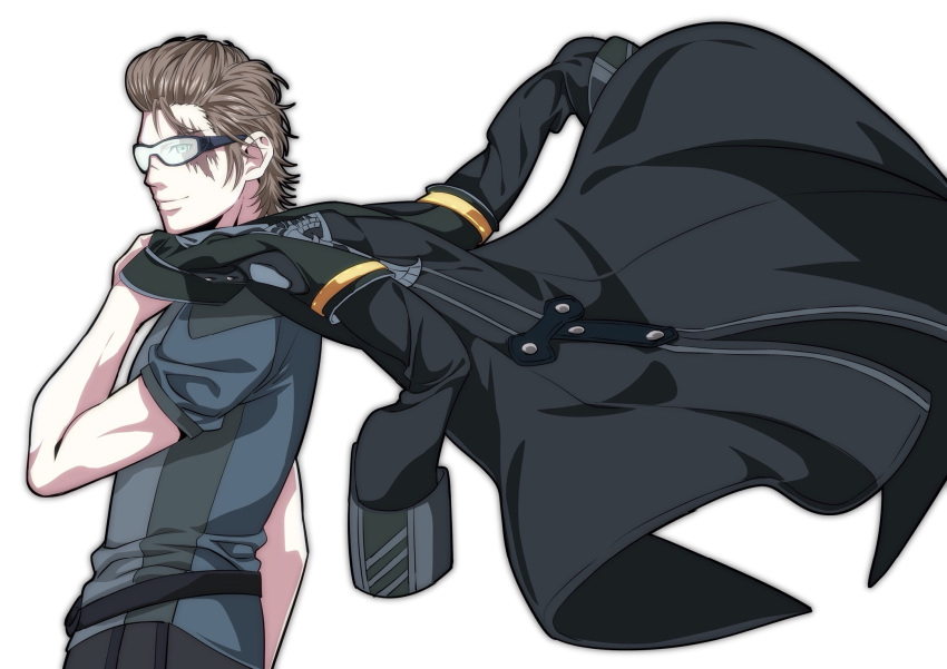 Safebooru - 1boy brown hair final fantasy final fantasy xv glasses ...