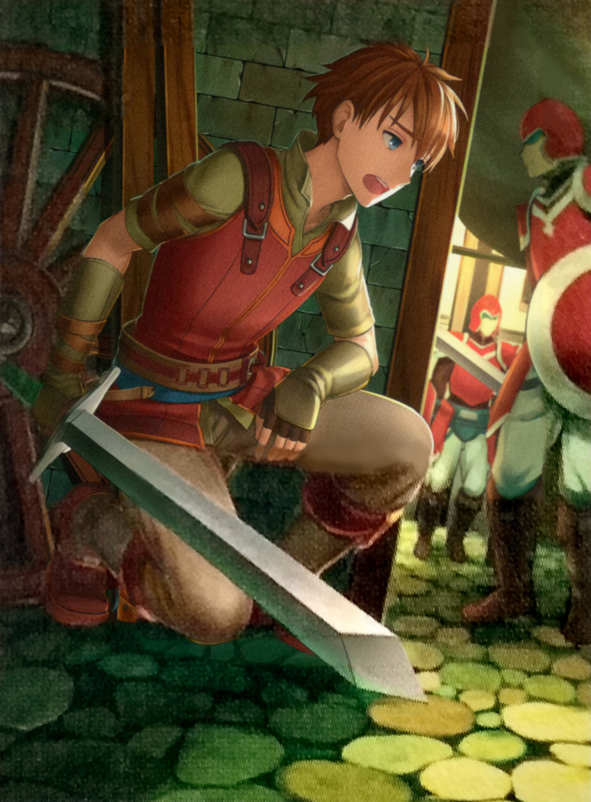 Safebooru - 3boys armor blue eyes brown hair commentary edward (fire ...