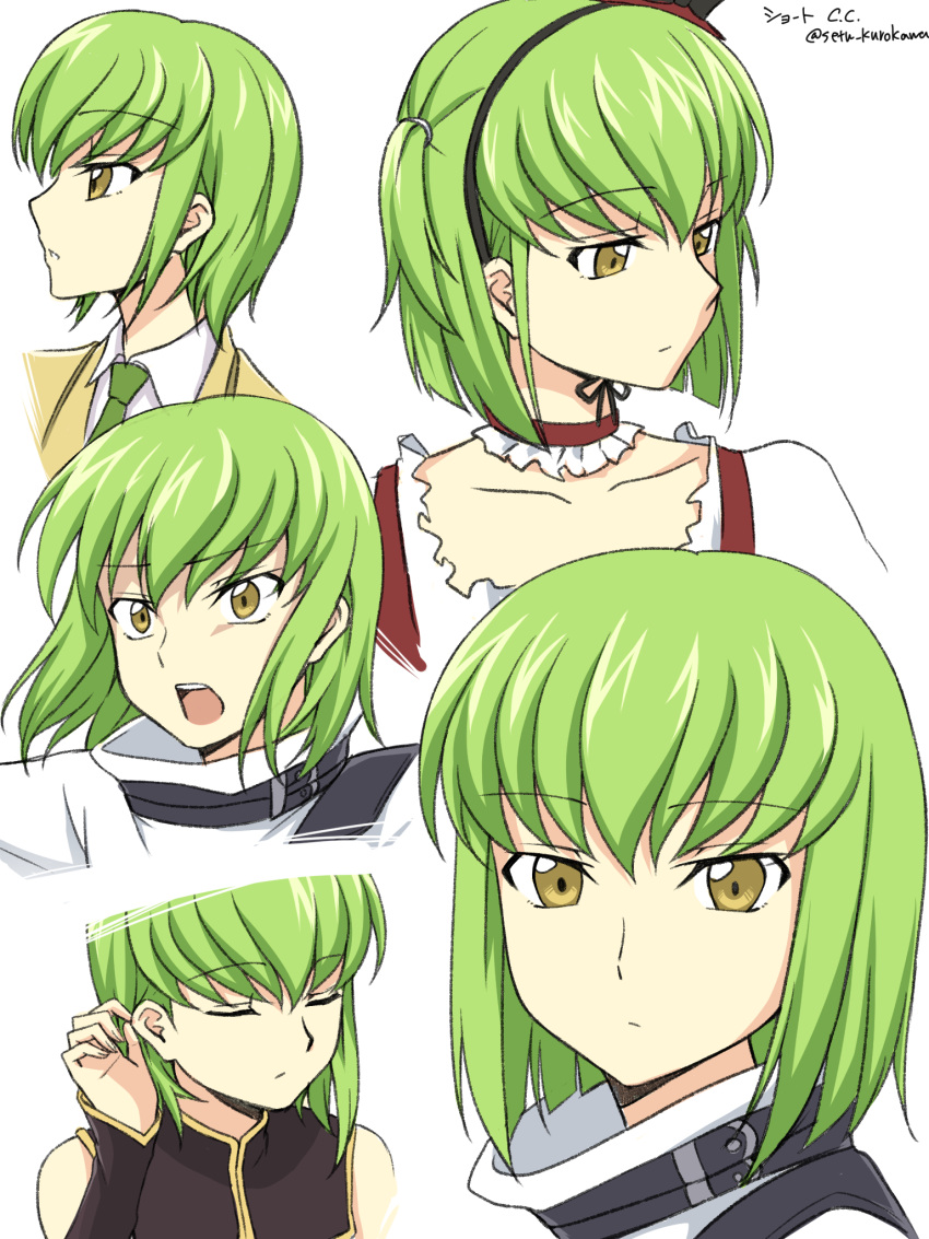 Safebooru - alternate hair length alternate hairstyle c.c. code geass ...