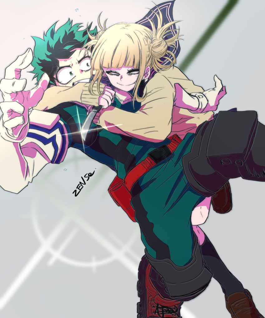 Safebooru 1boy 1girl Absurdres Blonde Hair Boku No Hero Academia 8262
