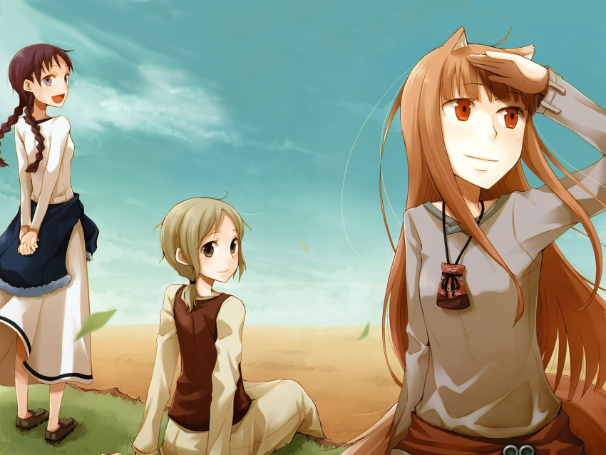 Safebooru - chloe holo nora ardent spice and wolf tagme | 24751