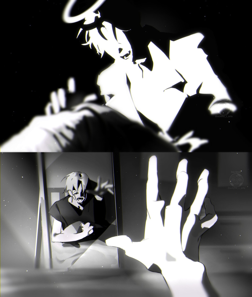 Safebooru - 2boys alien stage blanket commentary crying crying with ...