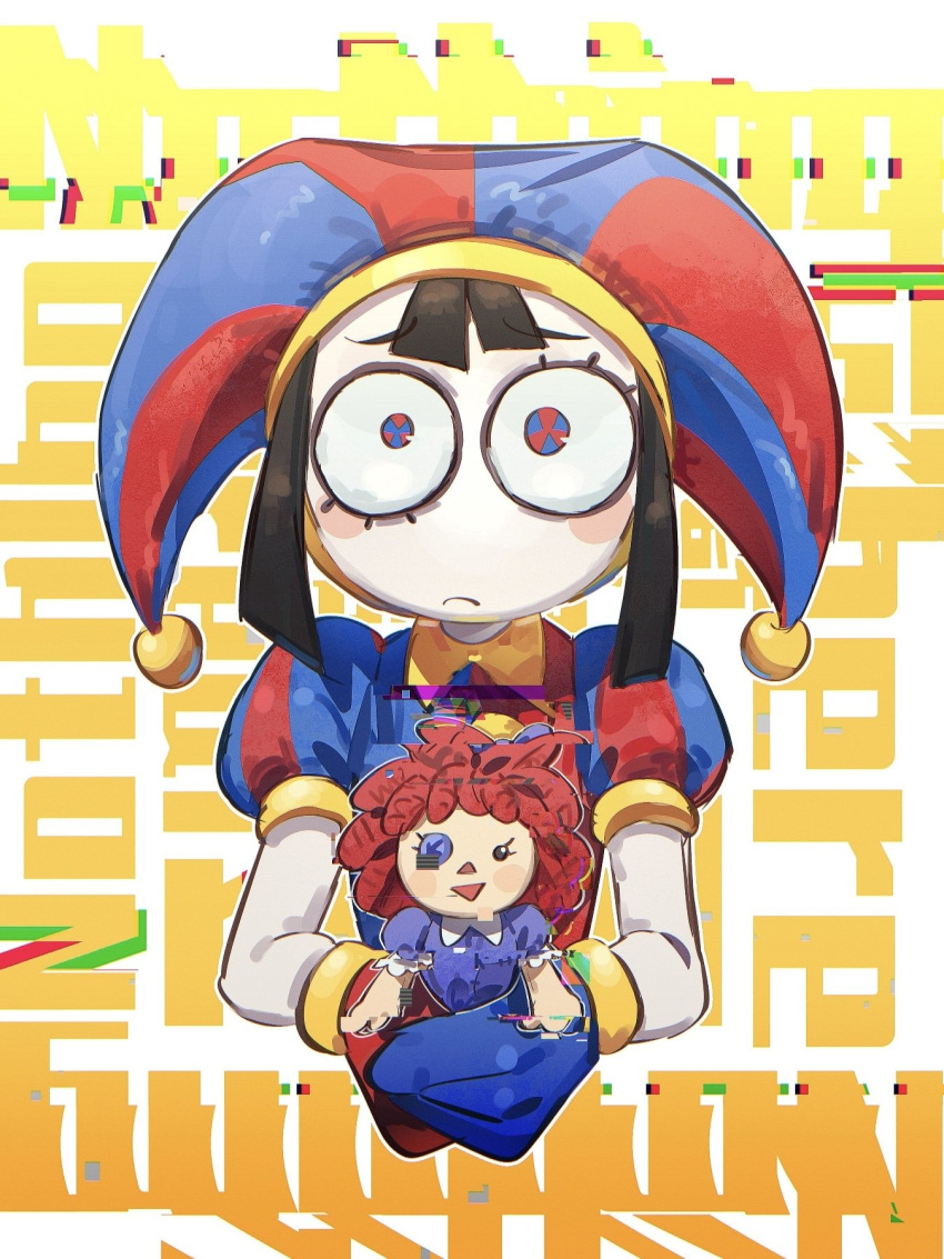Safebooru - 1girl asymmetrical gloves black hair blue eyes blue gloves ...
