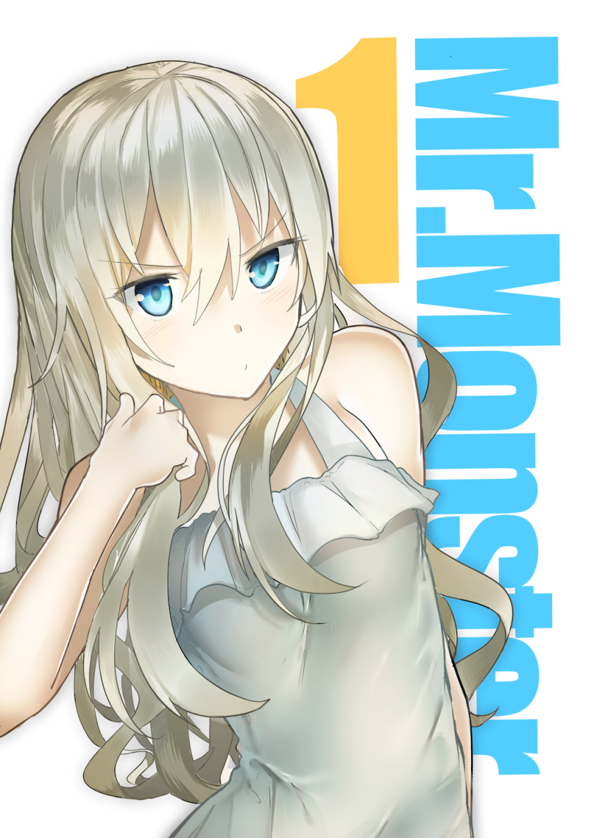 Safebooru - 1girl araido kagiri bare arms bare shoulders blonde hair blue eyes blush closed ...