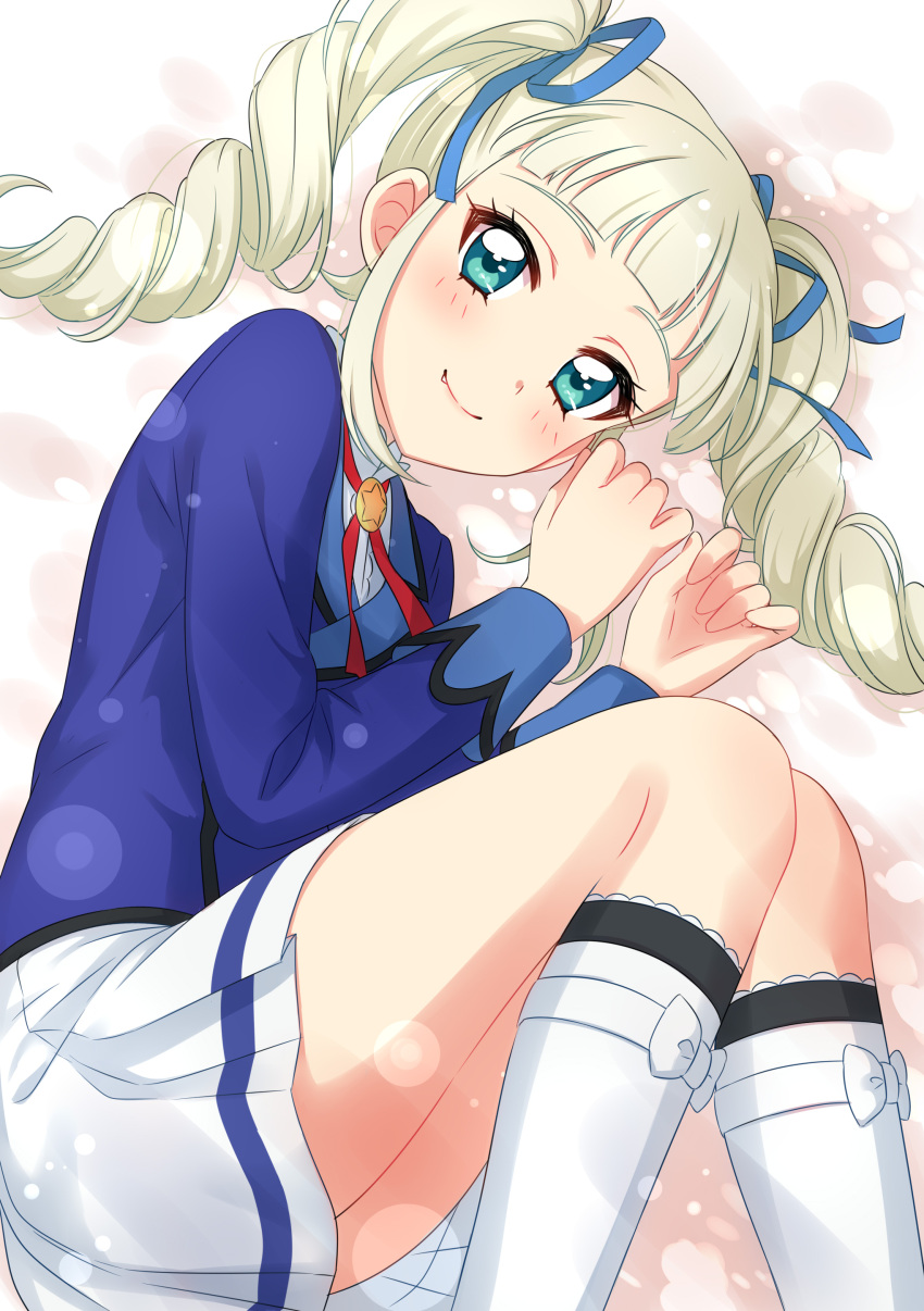 Safebooru - 1girl absurdres aikatsu! aikatsu! (series) bangs blonde hair blue eyes blue jacket ...