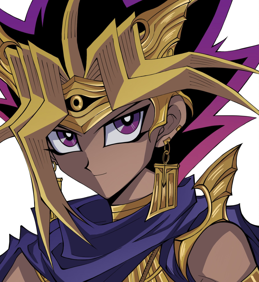 Safebooru - 1boy atem black hair blonde hair dark-skinned male dark ...