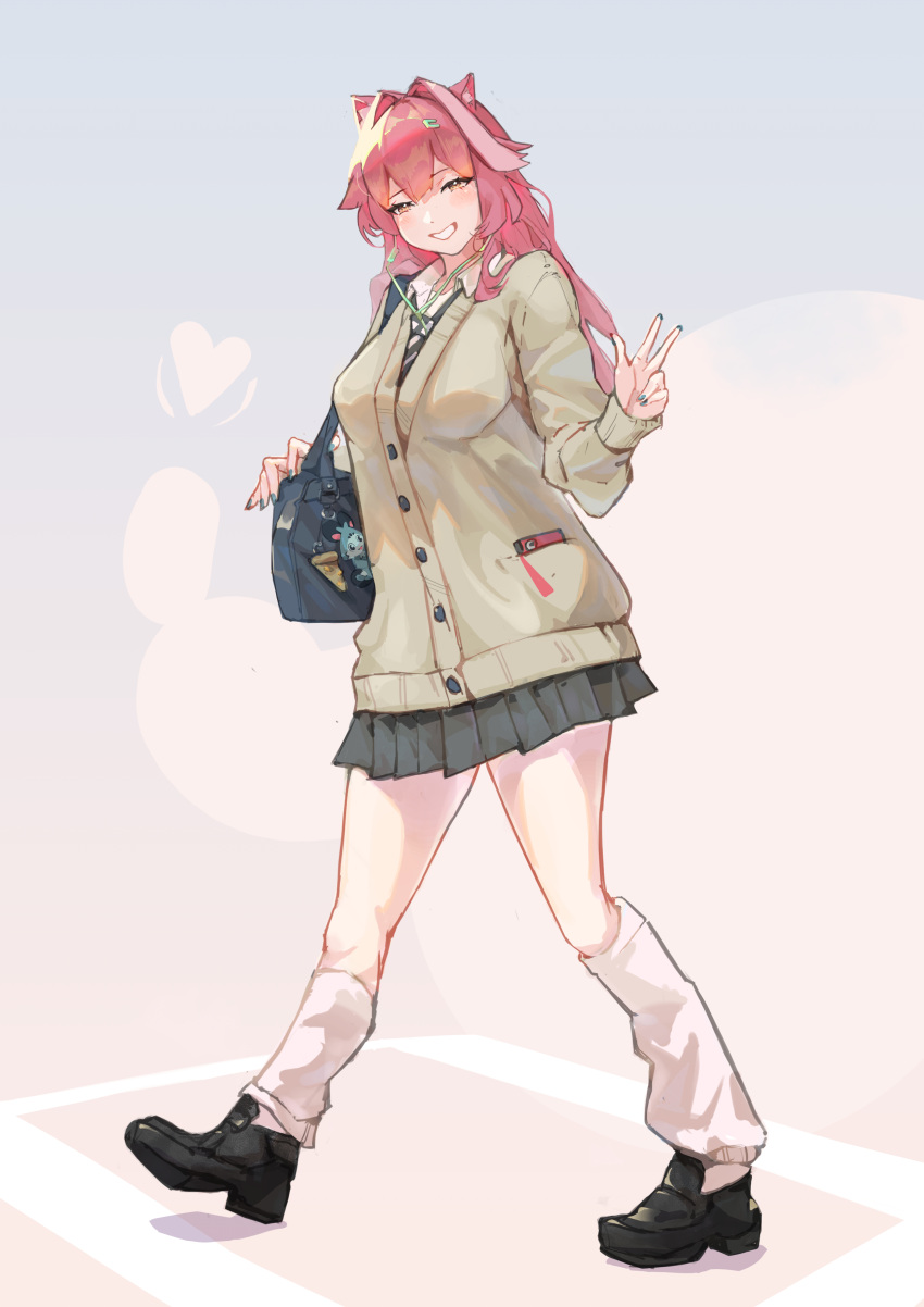 Safebooru - 1girl absurdres alternate costume animal ears black ...