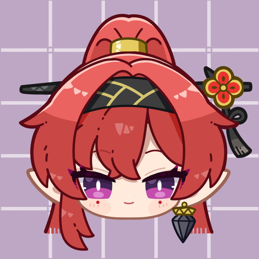 Safebooru - 1girl black hairband bright pupils chibi chibi only circle ...
